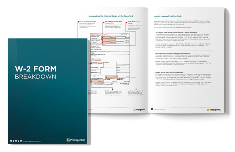 W-2 Form Breakdown